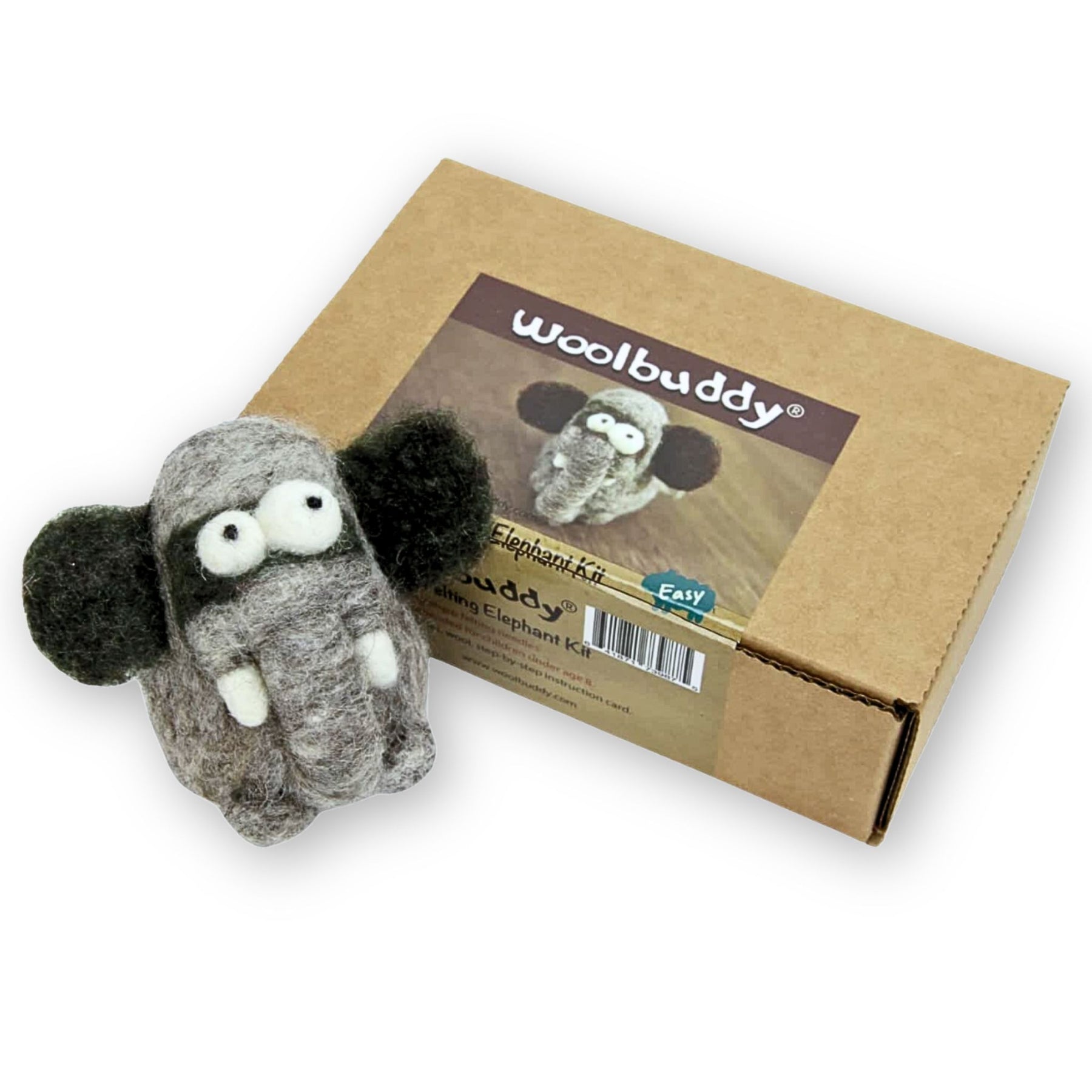 Needle Felting Kits | Elephant Kit | Felted Elephant – Woolbuddy