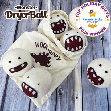 Monster Dryer Balls – 6 Handmade Wool Characters | Woolbuddy