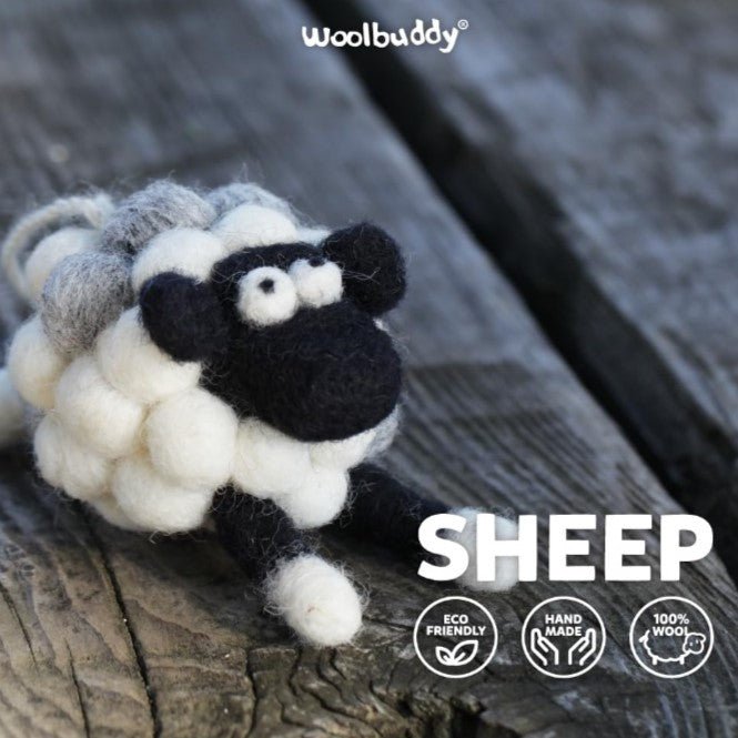 Needle Felting Sheep Kit – DIY Wool Craft | Woolbuddy
