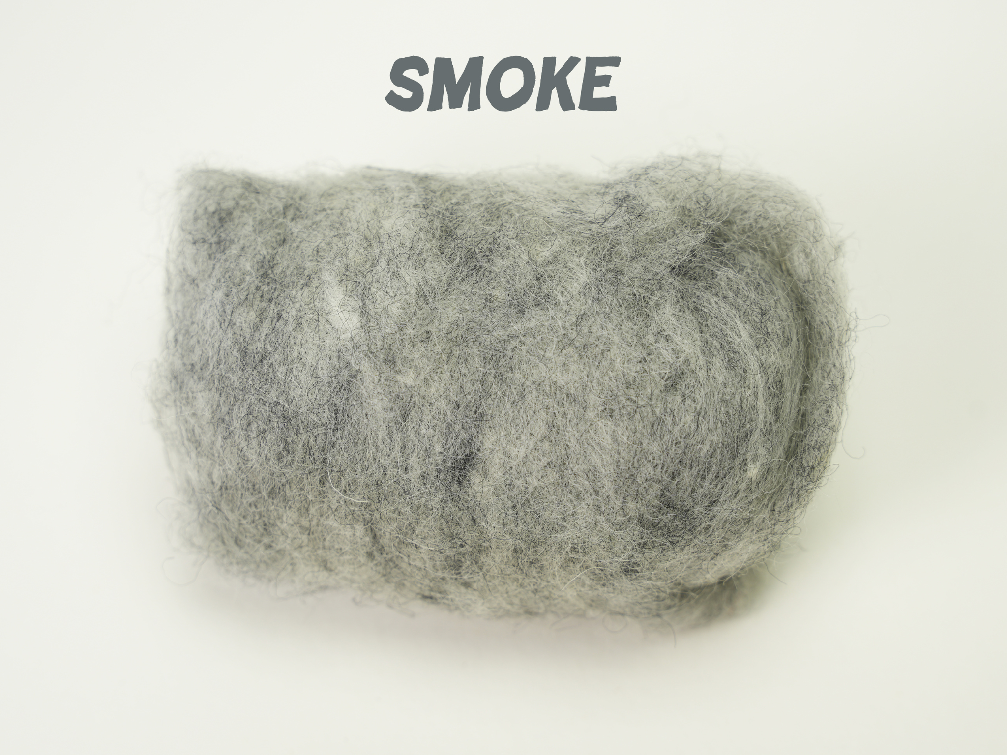 Corriedale Wool Smoke Gray – Premium Wool Roving for Crafts | Woolbuddy