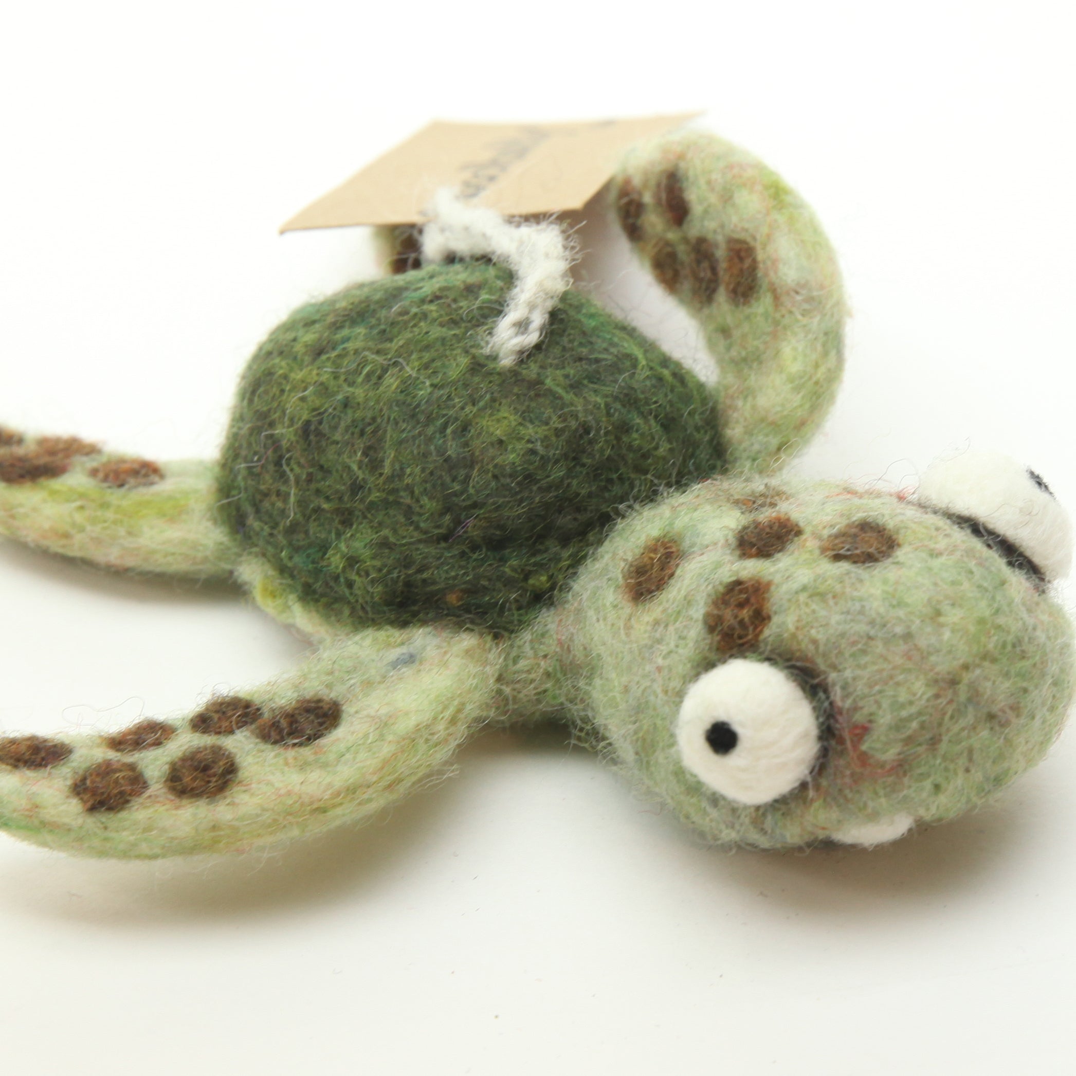 Sea Turtle Ornament - Handmade Needle Felted Wool Decoration | Woolbud ...